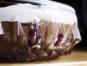 Easy Chocolate Cherry Trifle - Farmersgirl Kitchen