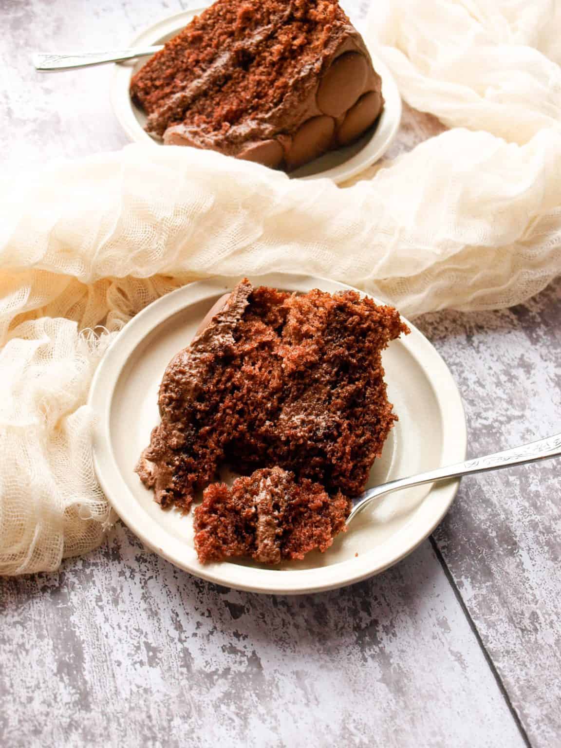 Easy Chocolate Button Cake - Farmersgirl Kitchen