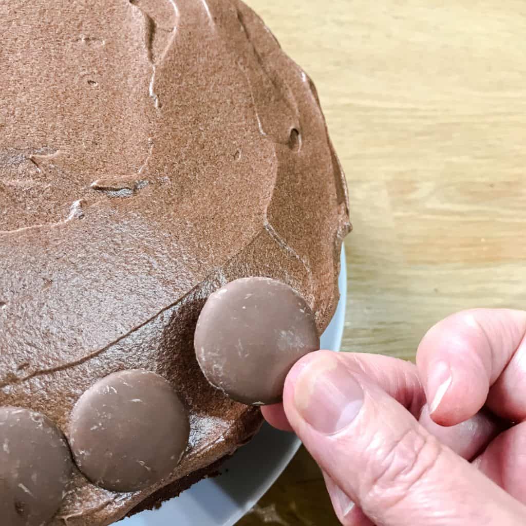 Easy Chocolate Button Cake | Farmersgirl Kitchen