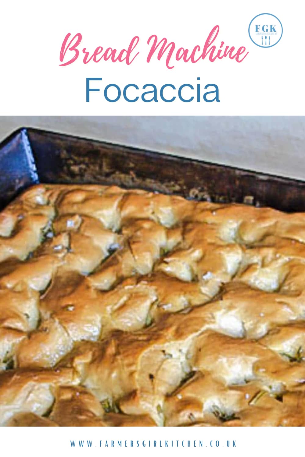 Homemade Focaccia (Bread Machine)
