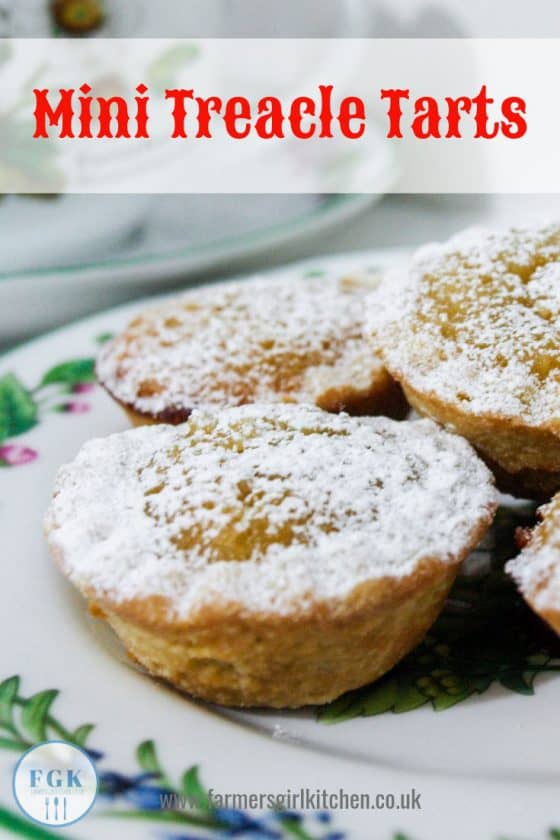 Mini Treacle Tarts - Farmersgirl Kitchen