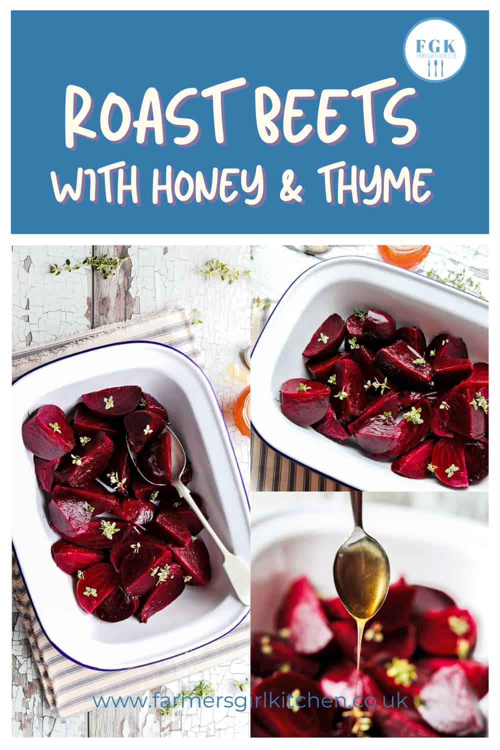 Roast Beetroot with Honey and Thyme - Farmersgirl Kitchen