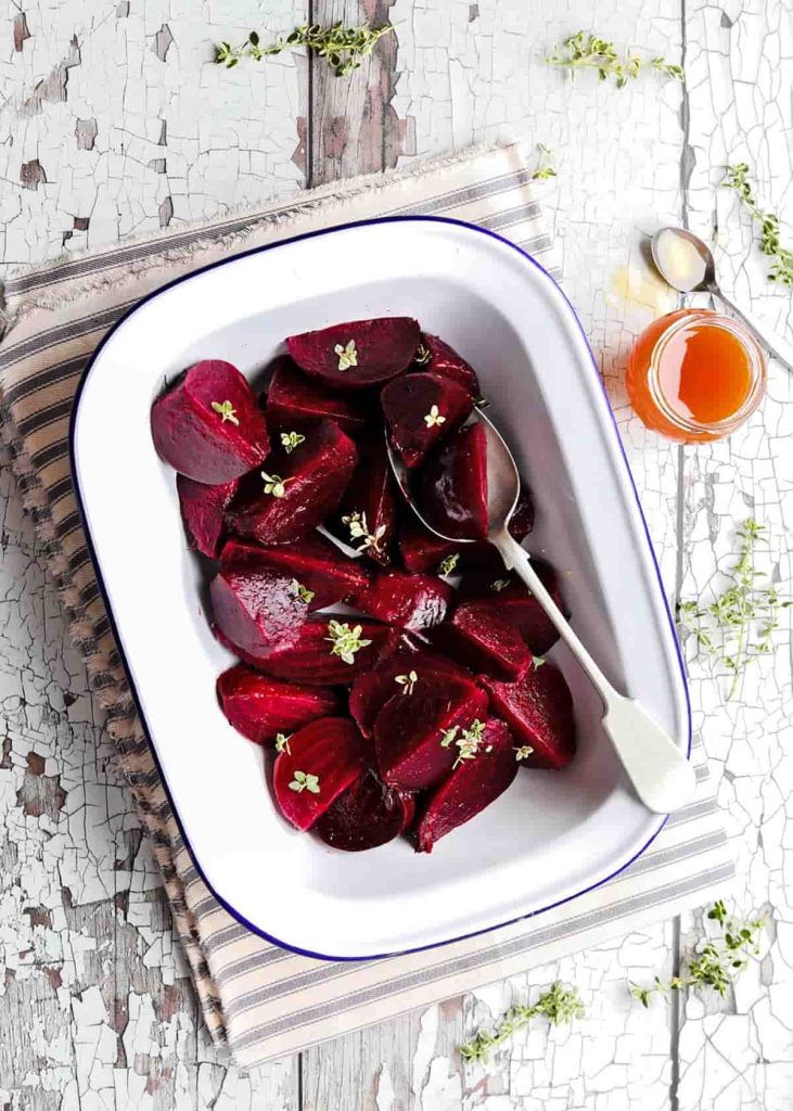 Roast Beetroot with Honey and Thyme - Farmersgirl Kitchen