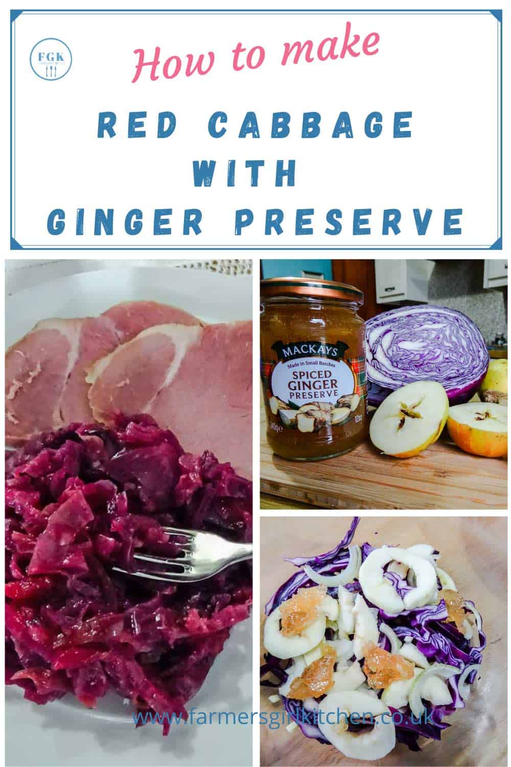 Red Cabbage with Ginger Preserve | Farmersgirl Kitchen