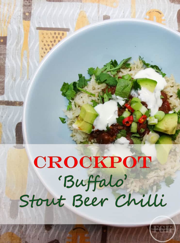 Buffalo Stout Beer Chilli - Farmersgirl Kitchen