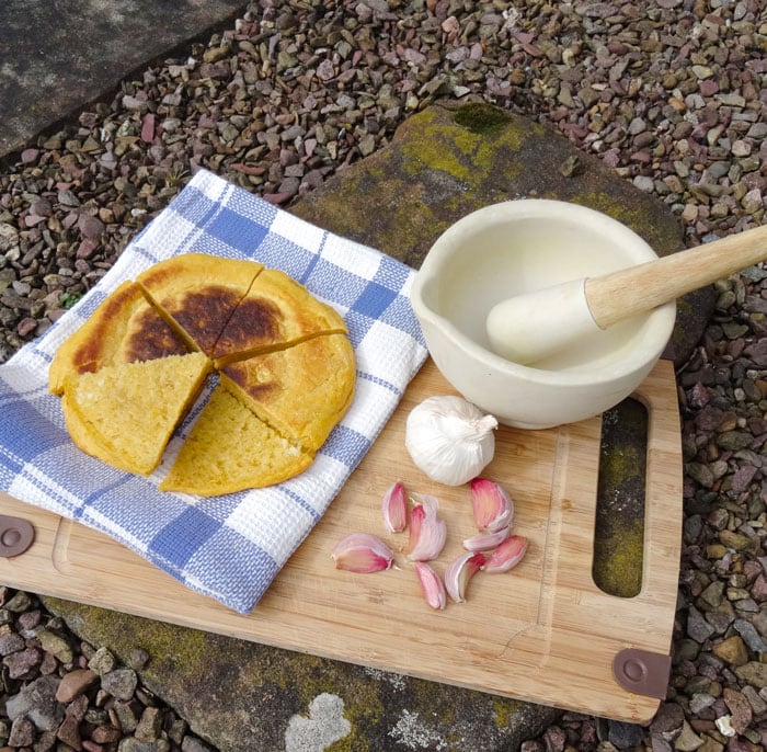 Bolo do Caco - Traditional Bread from Madeira - Farmersgirl Kitchen