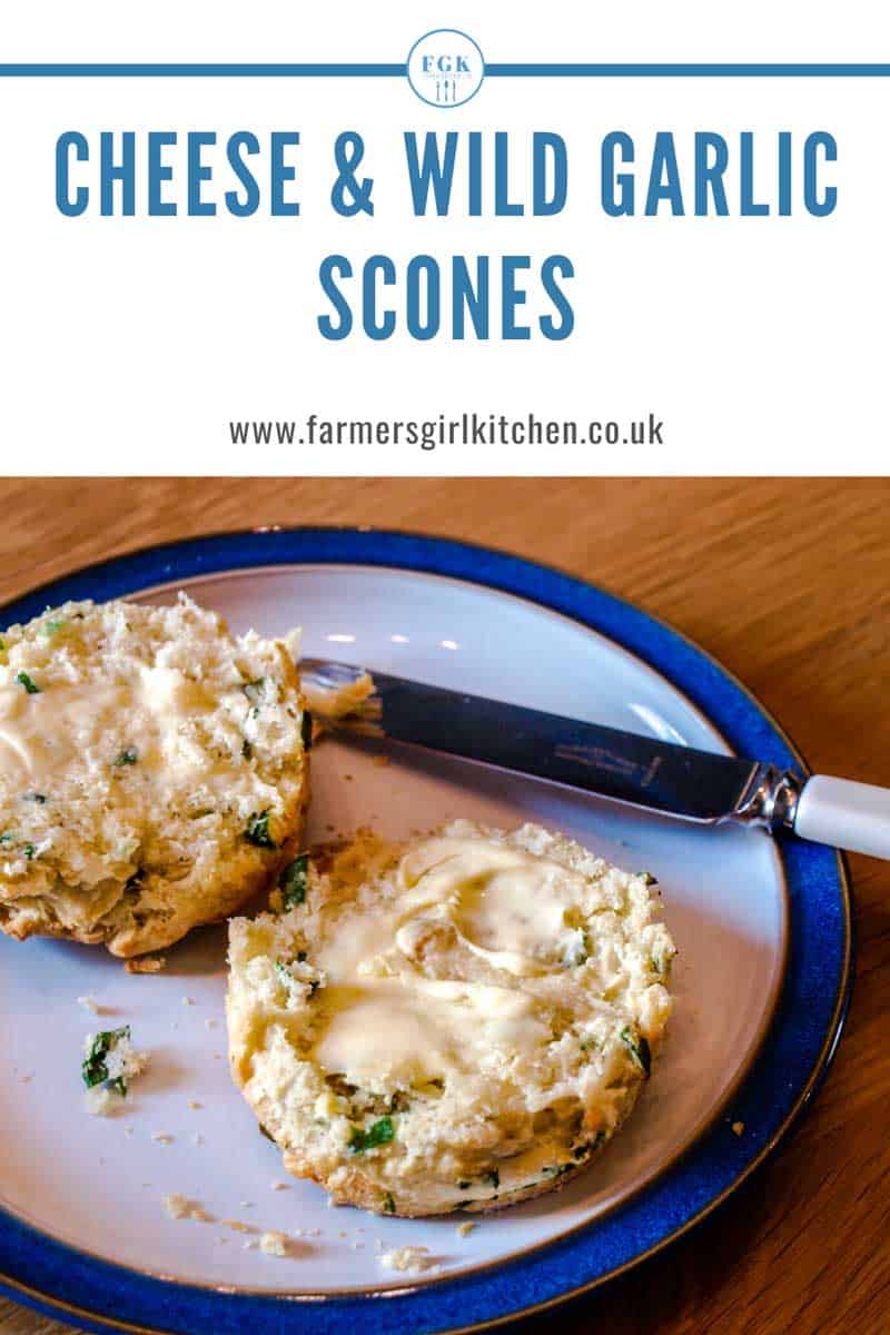 Cheese and Wild Garlic Scones | Farmersgirl Kitchen