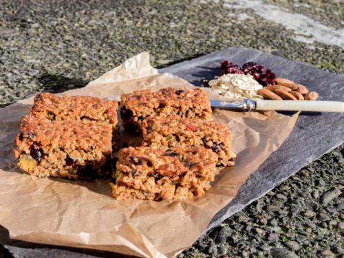 Honey and Peanut Butter Flapjacks - Farmersgirl Kitchen