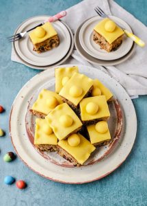 Simnel Traybake Cake (Slice) - Farmersgirl Kitchen