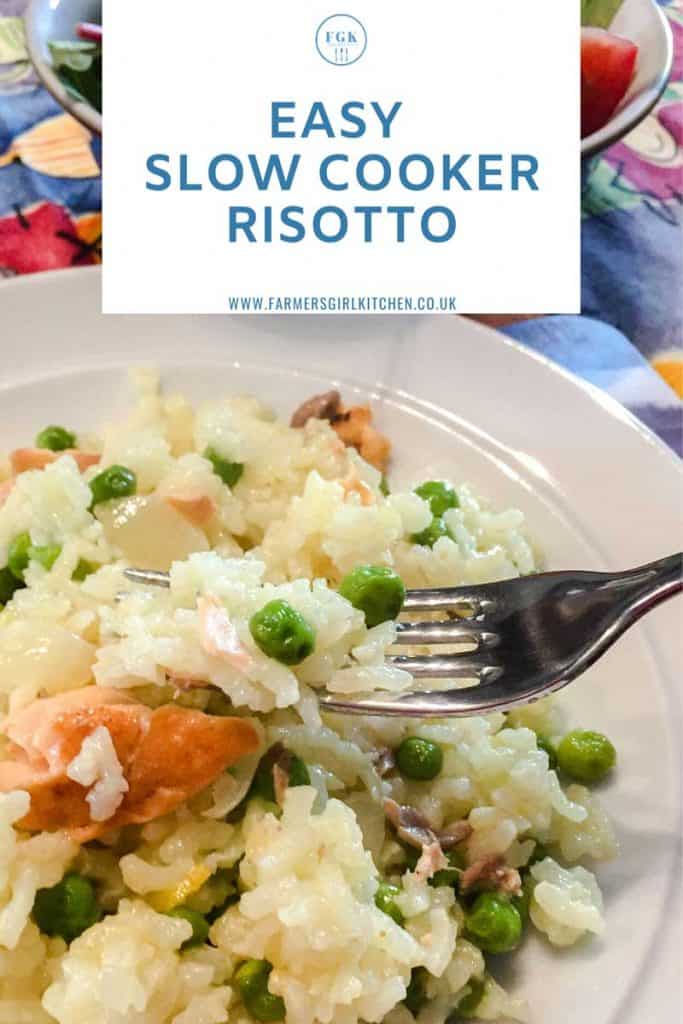 Easy Slow Cooker Risotto - Farmersgirl Kitchen