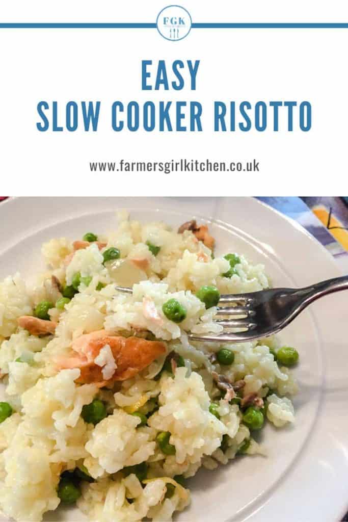 Easy Slow Cooker Risotto - Farmersgirl Kitchen