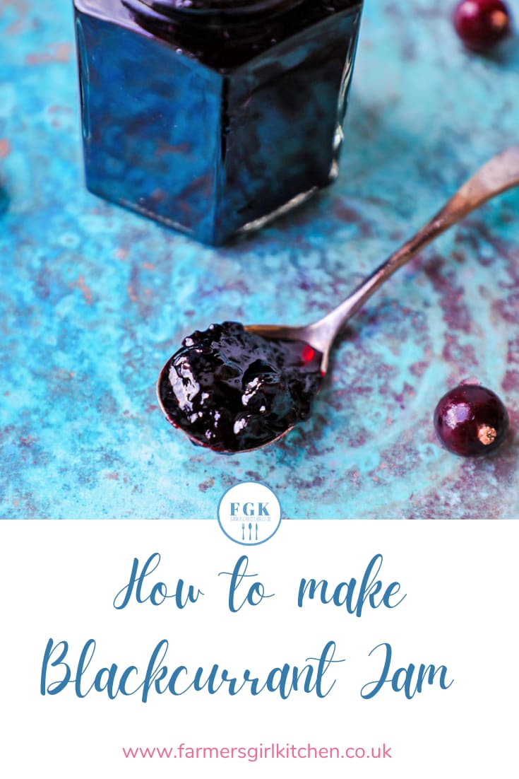 How to make Blackcurrant Jam - Farmersgirl Kitchen