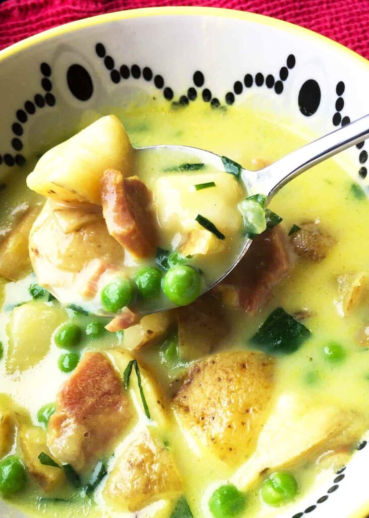 Wild Garlic Chowder - Farmersgirl Kitchen