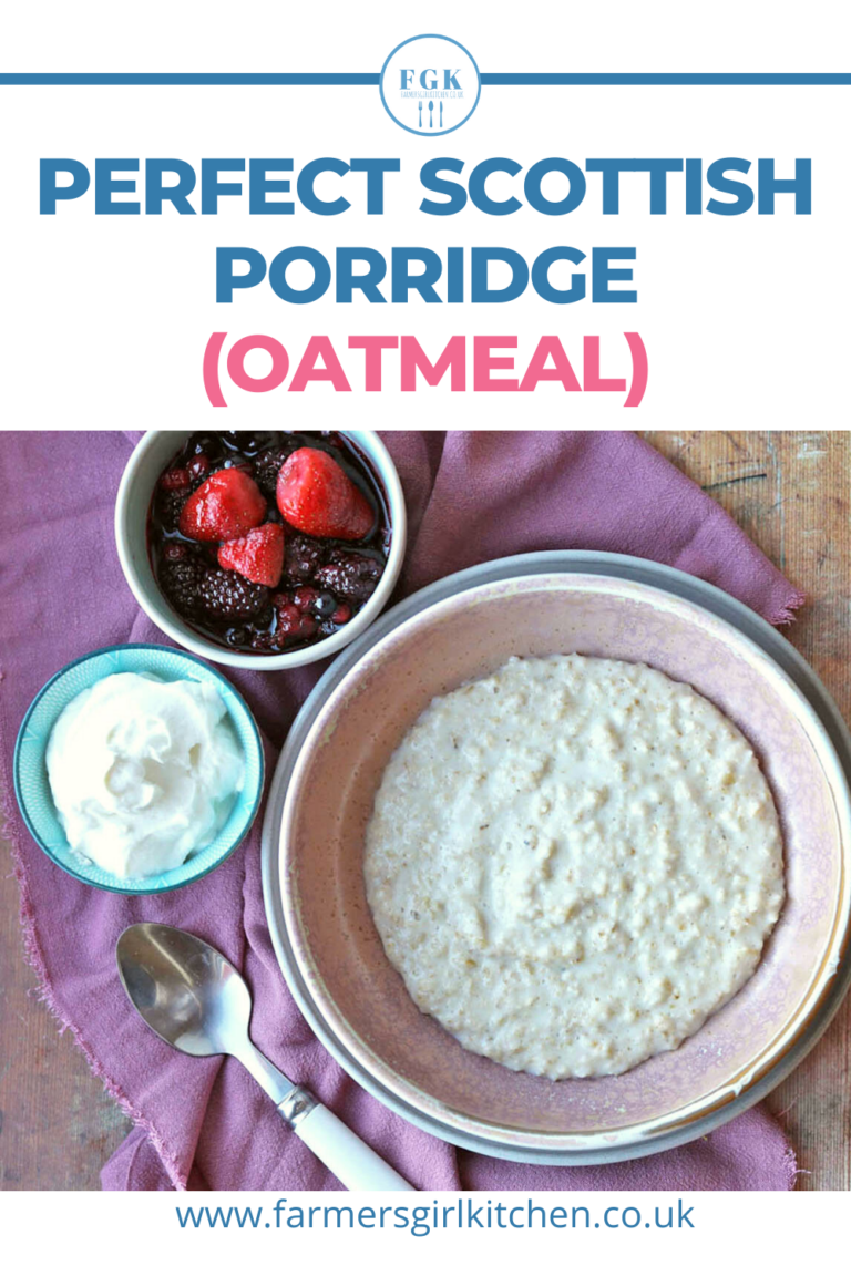 Perfect Scottish Porridge (Oatmeal) - Farmersgirl Kitchen