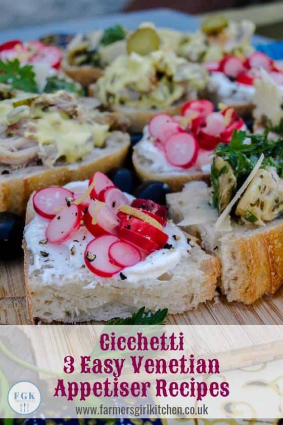 Cicchetti 3 Easy Venetian Appetiser Recipes - Farmersgirl Kitchen