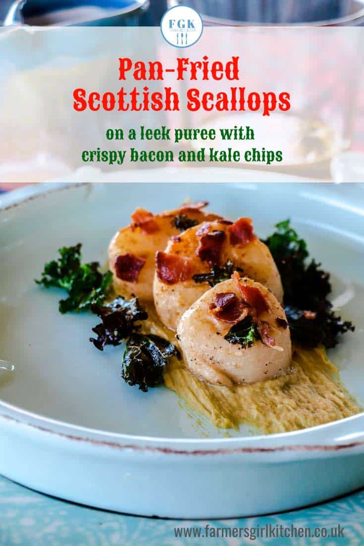 Pan-fried Scottish Scallops - Farmersgirl Kitchen