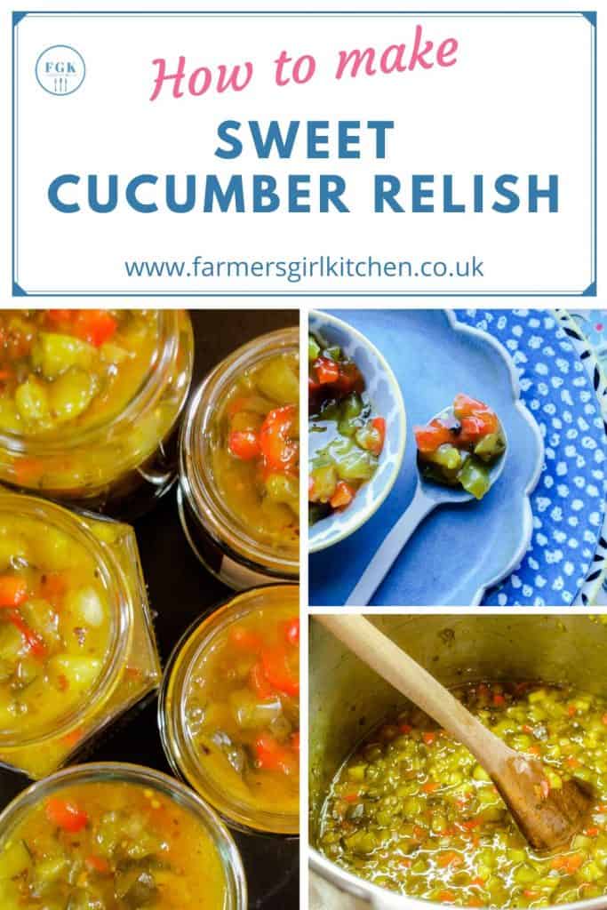 Sweet Cucumber Relish - Farmersgirl Kitchen