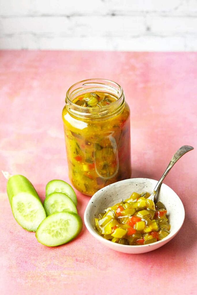 Sweet Cucumber Relish - Farmersgirl Kitchen