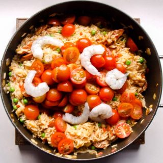 Spicy Prawn & Chorizo Rice - Farmersgirl Kitchen