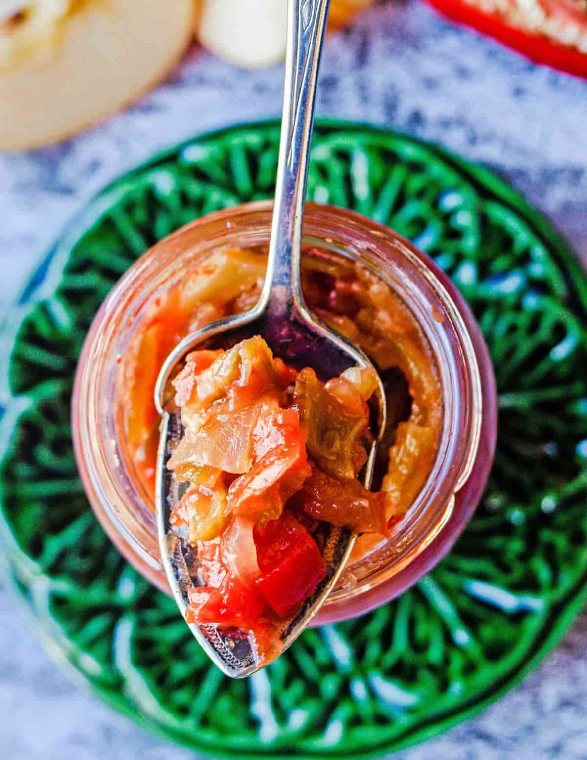 Runner Bean Chutney with Tomato & Chilli - Farmersgirl Kitchen