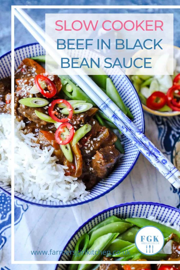 Beef in Black Bean Sauce (Slow Cooker) - Farmersgirl Kitchen