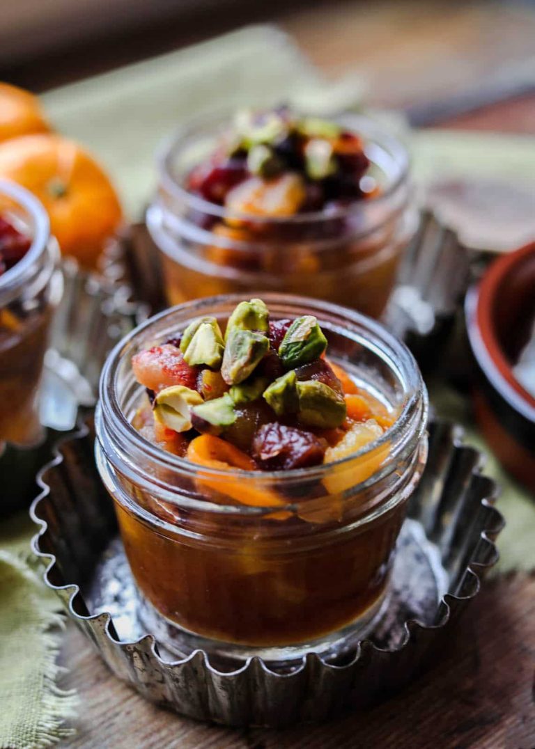 Dried Fruit Compote with Clementines - Farmersgirl Kitchen