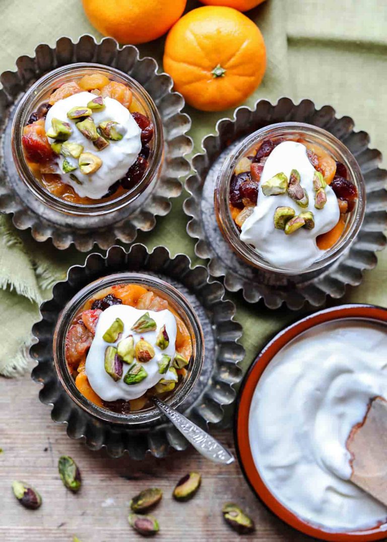 Dried Fruit Compote with Clementines - Farmersgirl Kitchen