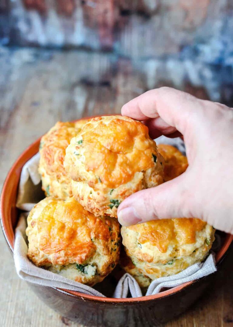 Cheese and Wild Garlic Scones - Farmersgirl Kitchen