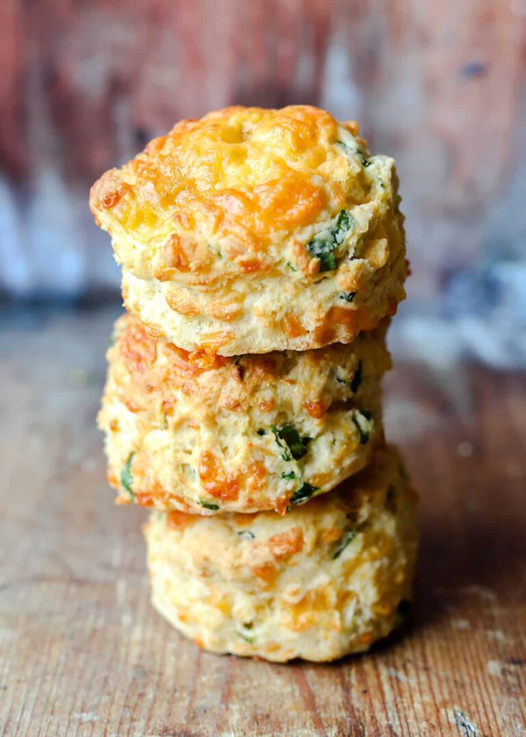 Cheese and Wild Garlic Scones - Farmersgirl Kitchen