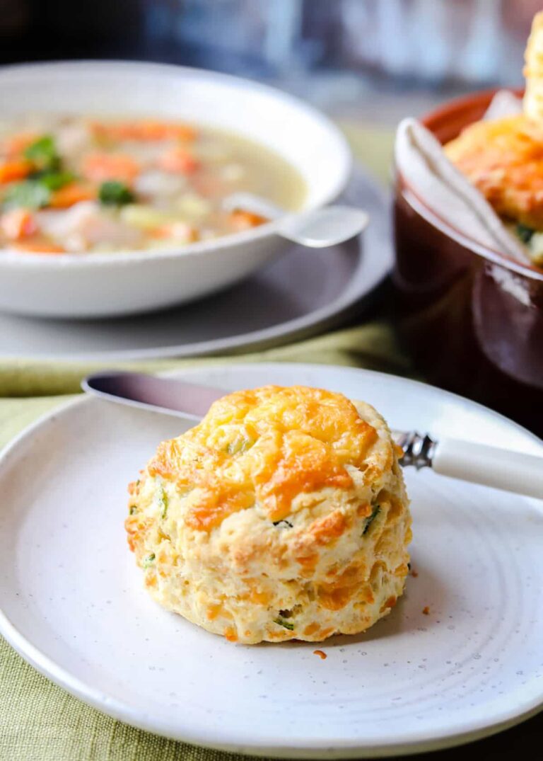 Cheese and Wild Garlic Scones - Farmersgirl Kitchen