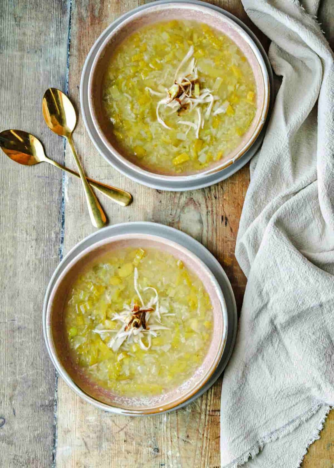 Scottish Chicken & Leek Soup (Cock-a-Leekie) - Farmersgirl Kitchen