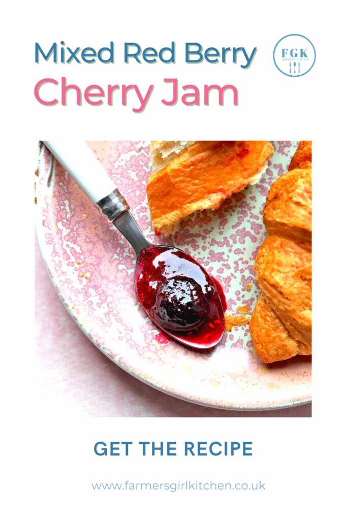Mixed Red Berry Cherry Jam - Farmersgirl Kitchen