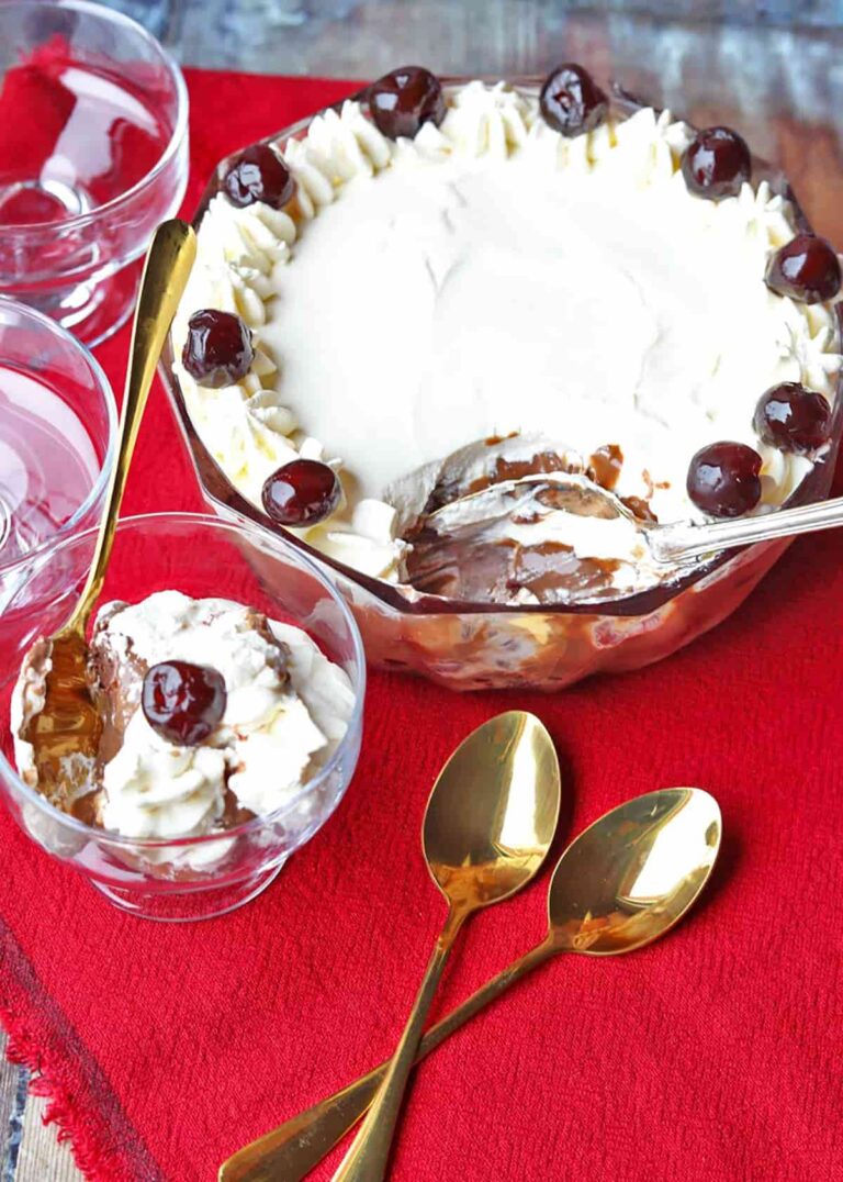 Chocolate Cherry Trifle - Farmersgirl Kitchen