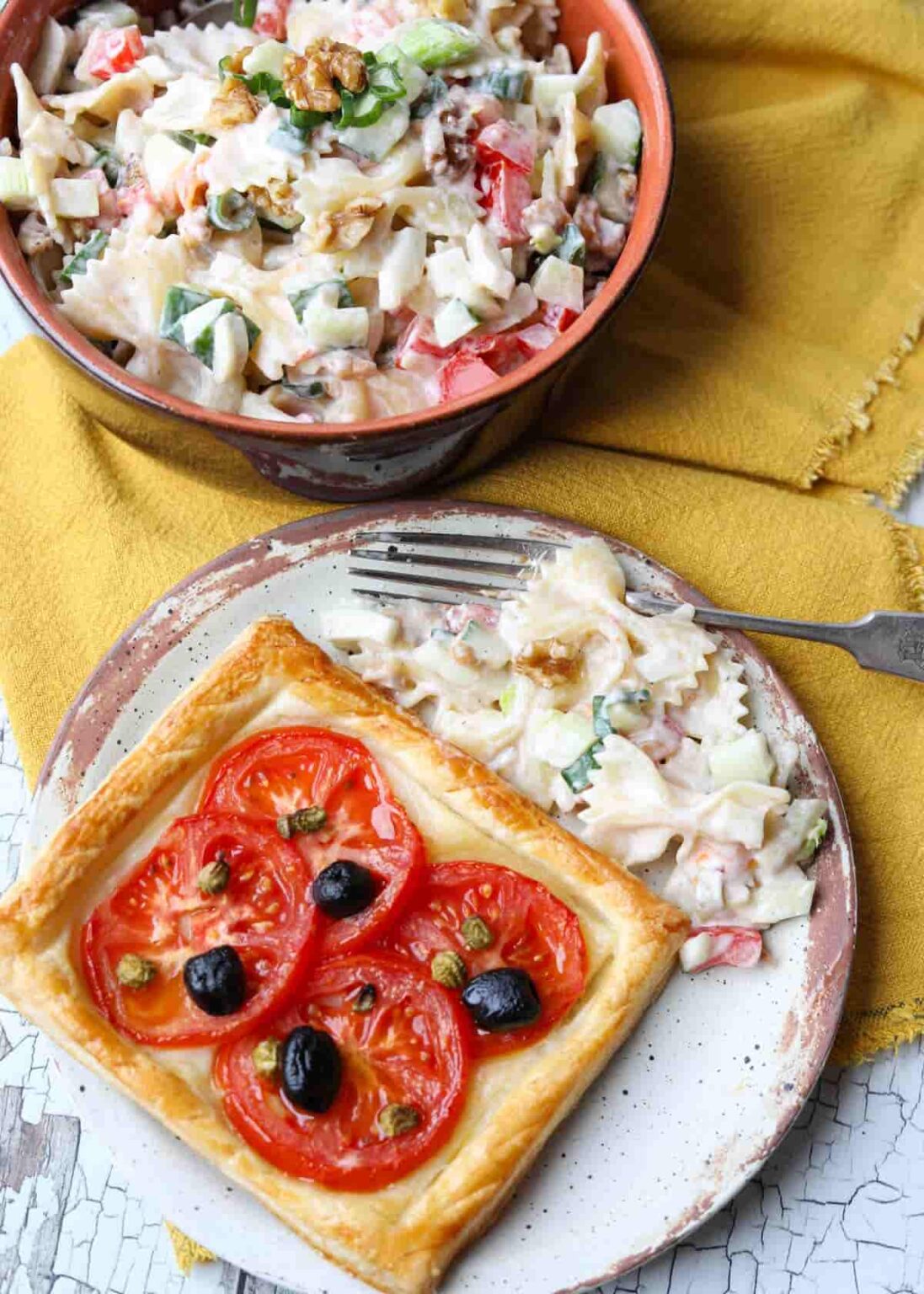 Sweet Chilli Pasta Salad - Farmersgirl Kitchen