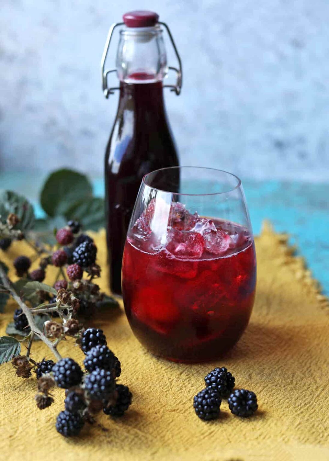Blackberry and Vanilla Cordial - Farmersgirl Kitchen