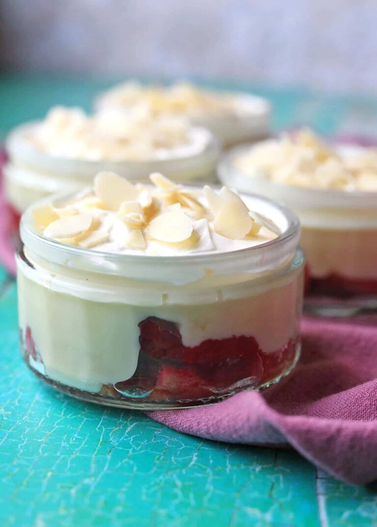 Individual Raspberry Trifles - Farmersgirl Kitchen