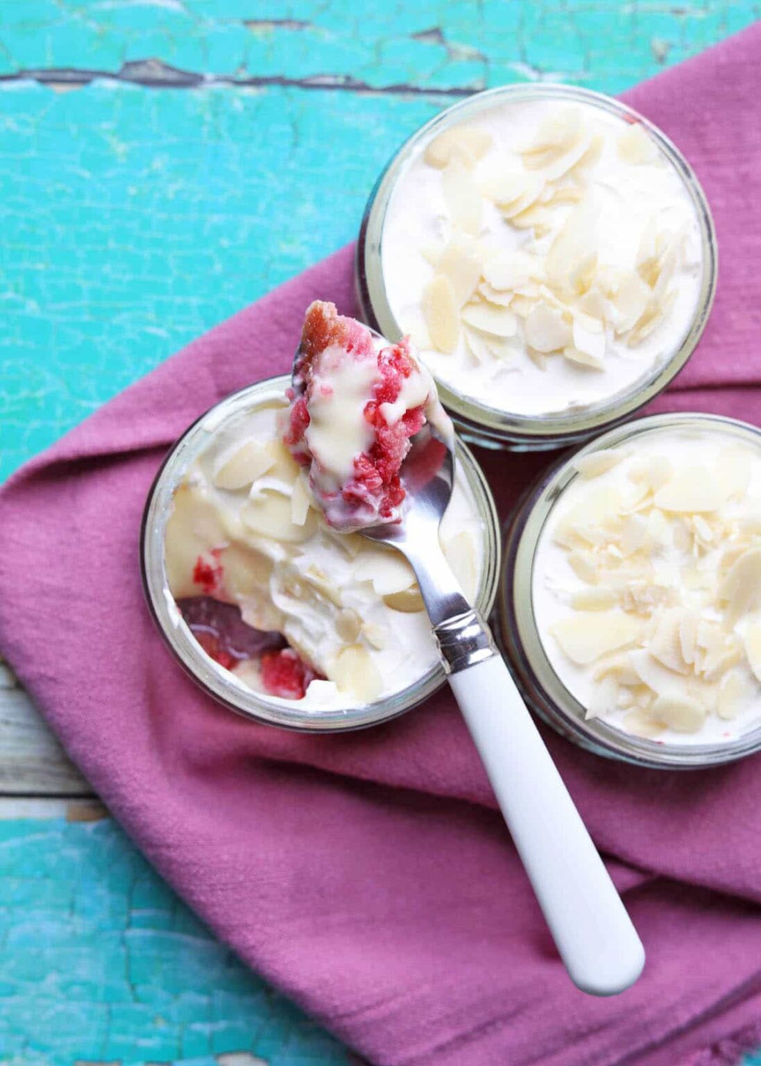 Individual Raspberry Trifles - Farmersgirl Kitchen