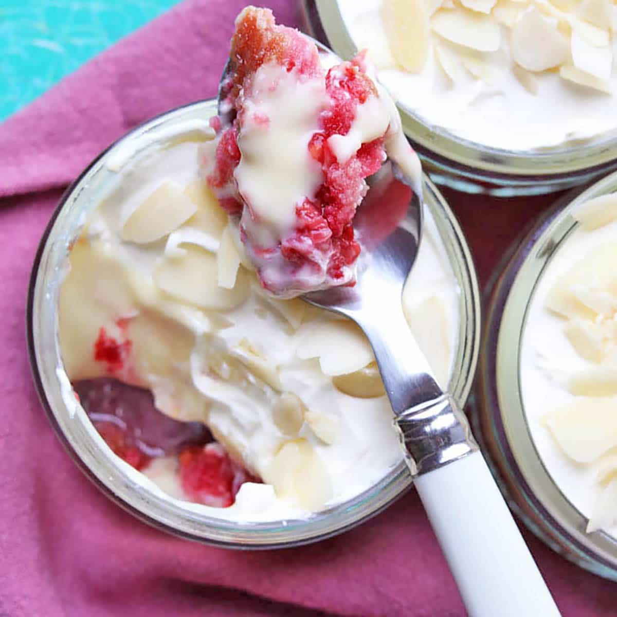 Individual Raspberry Trifles - Farmersgirl Kitchen