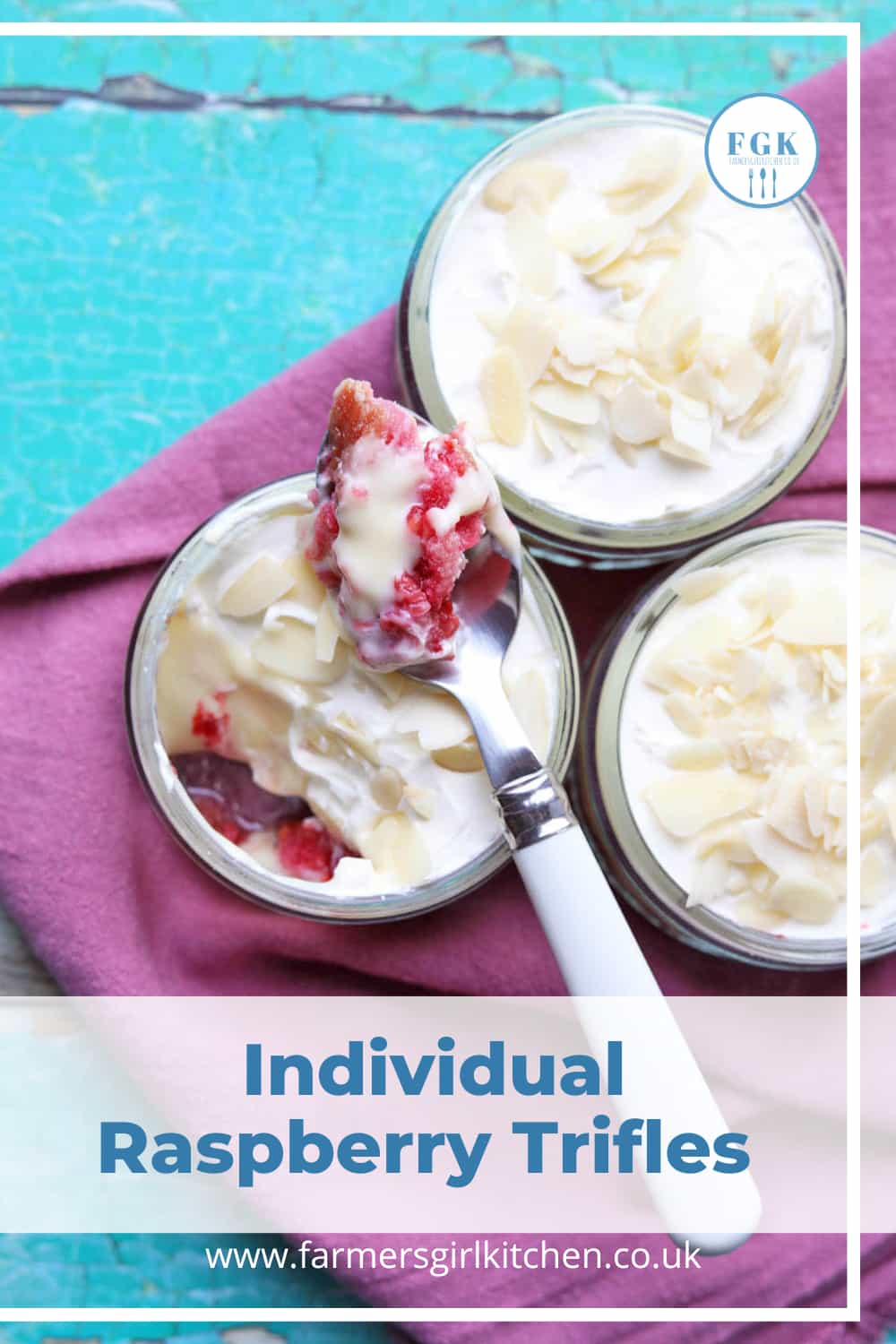 Individual Raspberry Trifles - Farmersgirl Kitchen
