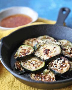 Air Fryer Courgettes Asian Style - Farmersgirl Kitchen