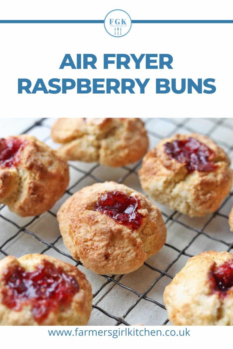 Air Fryer Raspberry Buns - Farmersgirl Kitchen