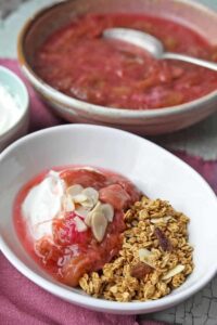 Rhubarb Compote (Stewed Rhubarb) - Farmersgirl Kitchen