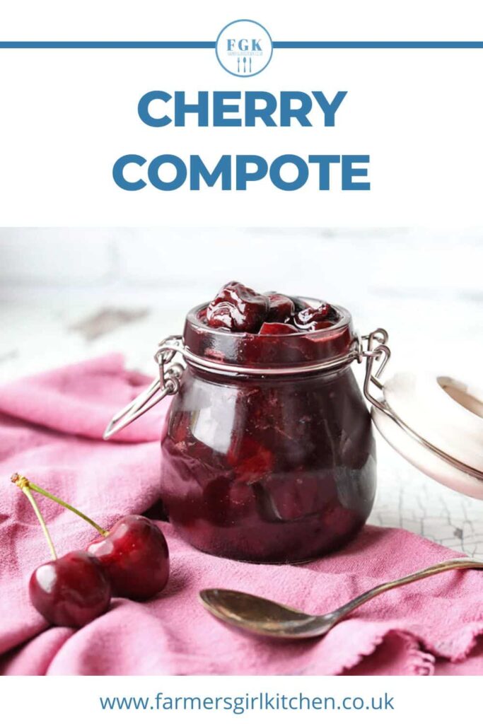 Cherry Compote - Farmersgirl Kitchen