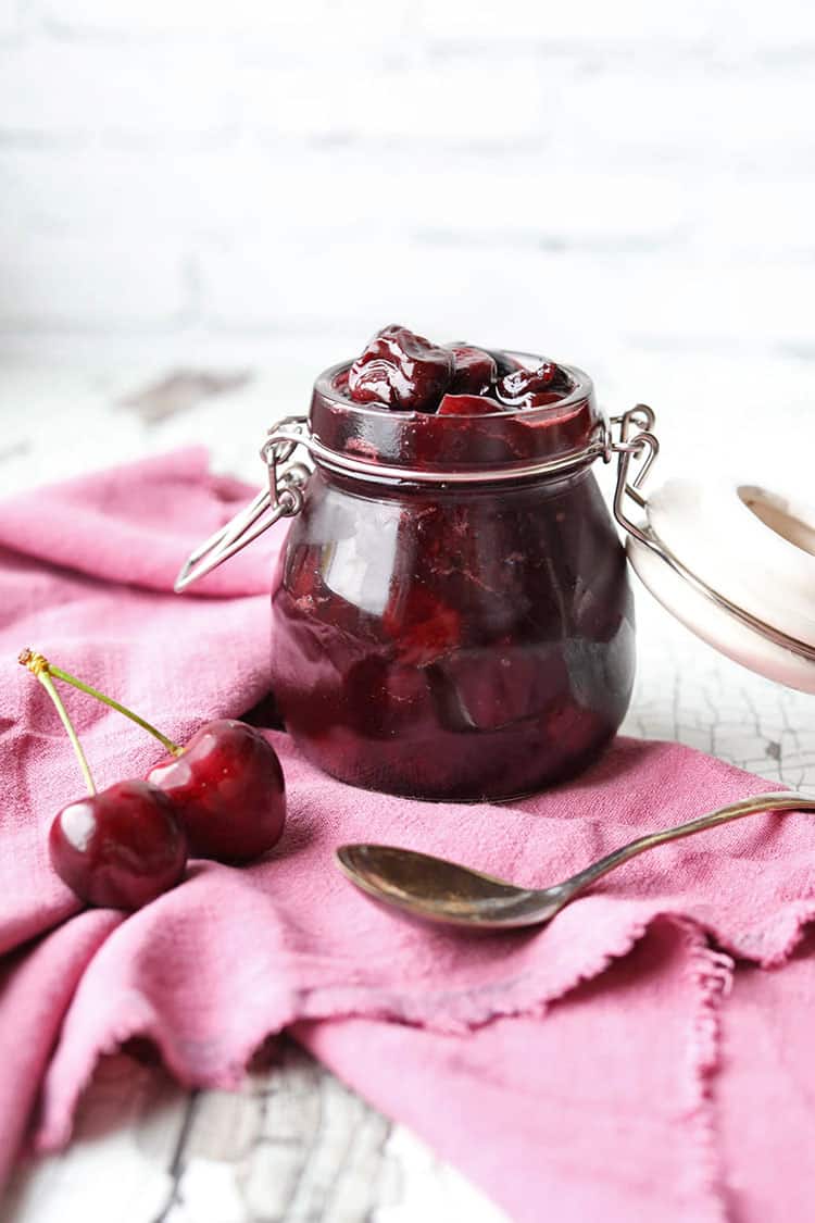 Cherry Compote - Farmersgirl Kitchen