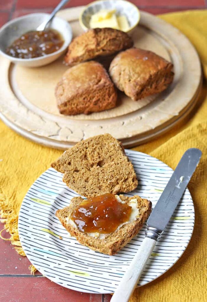 Air Fryer Treacle Scones - Farmersgirl Kitchen