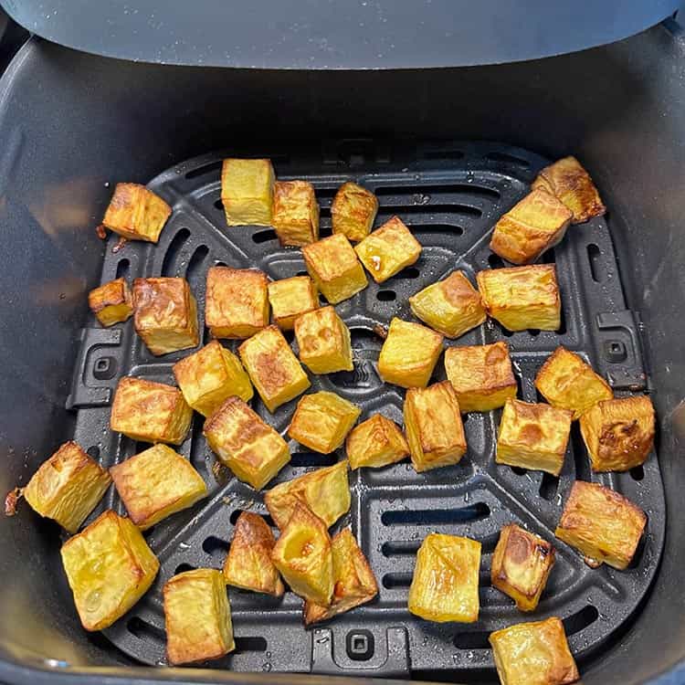 Air Fryer Roasted Swede - Farmersgirl Kitchen