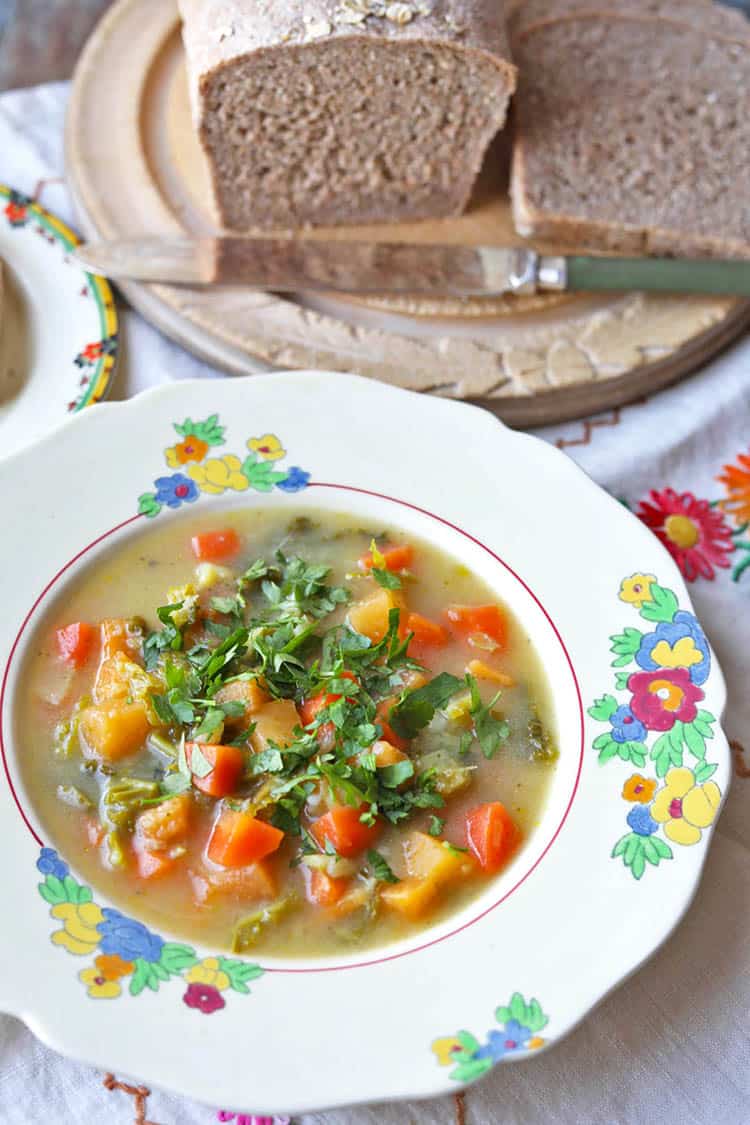 Chunky Vegetable Soup (WW2 Ration Recipe) - Farmersgirl Kitchen