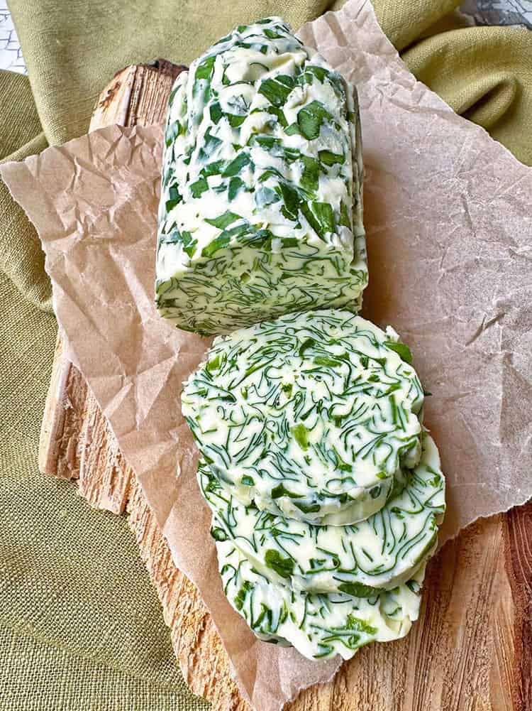 Wild Garlic Butter - Farmersgirl Kitchen