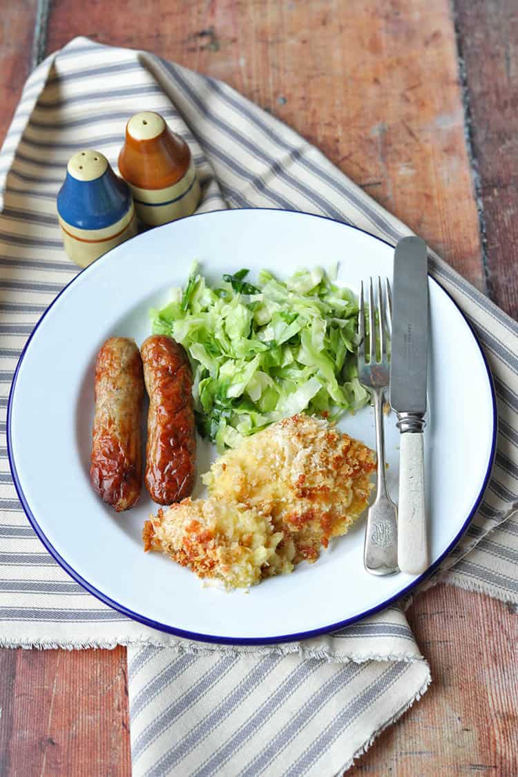 Cheesy Parsnip Gratin - WW2 Ration Book Recipe - Farmersgirl Kitchen