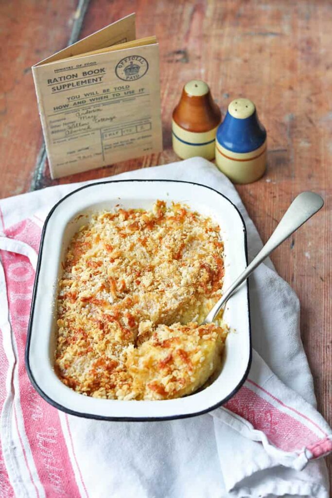 Cheesy Parsnip Gratin - WW2 Ration Book Recipe - Farmersgirl Kitchen
